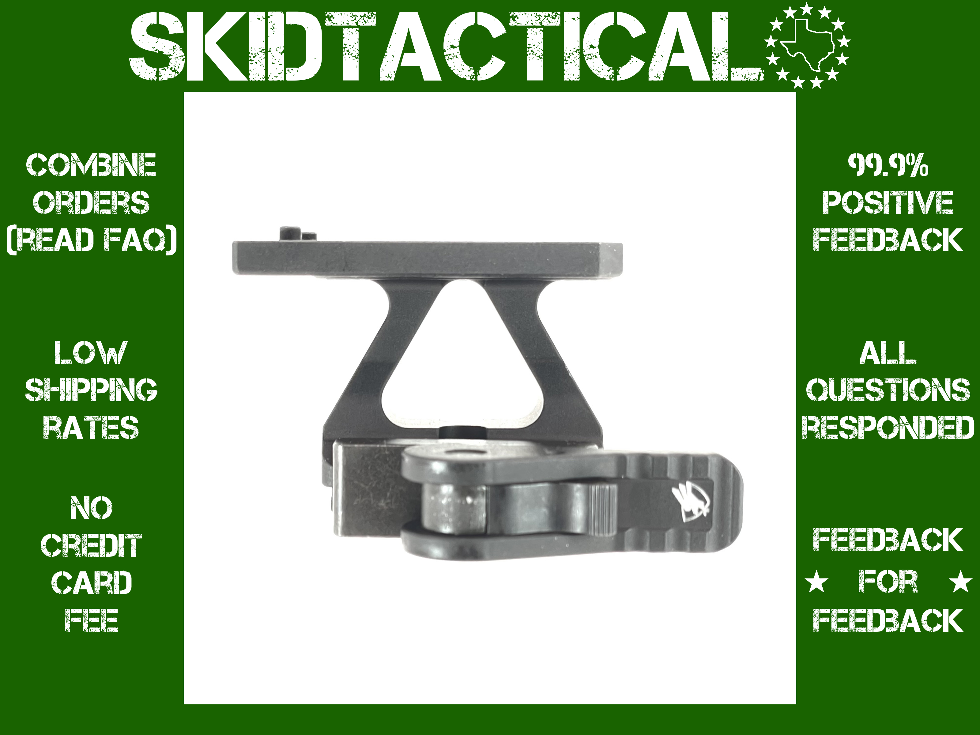 American Defense Mfg. (ADM) AEMS AD-AEMS Mount Night Vision - Black ...