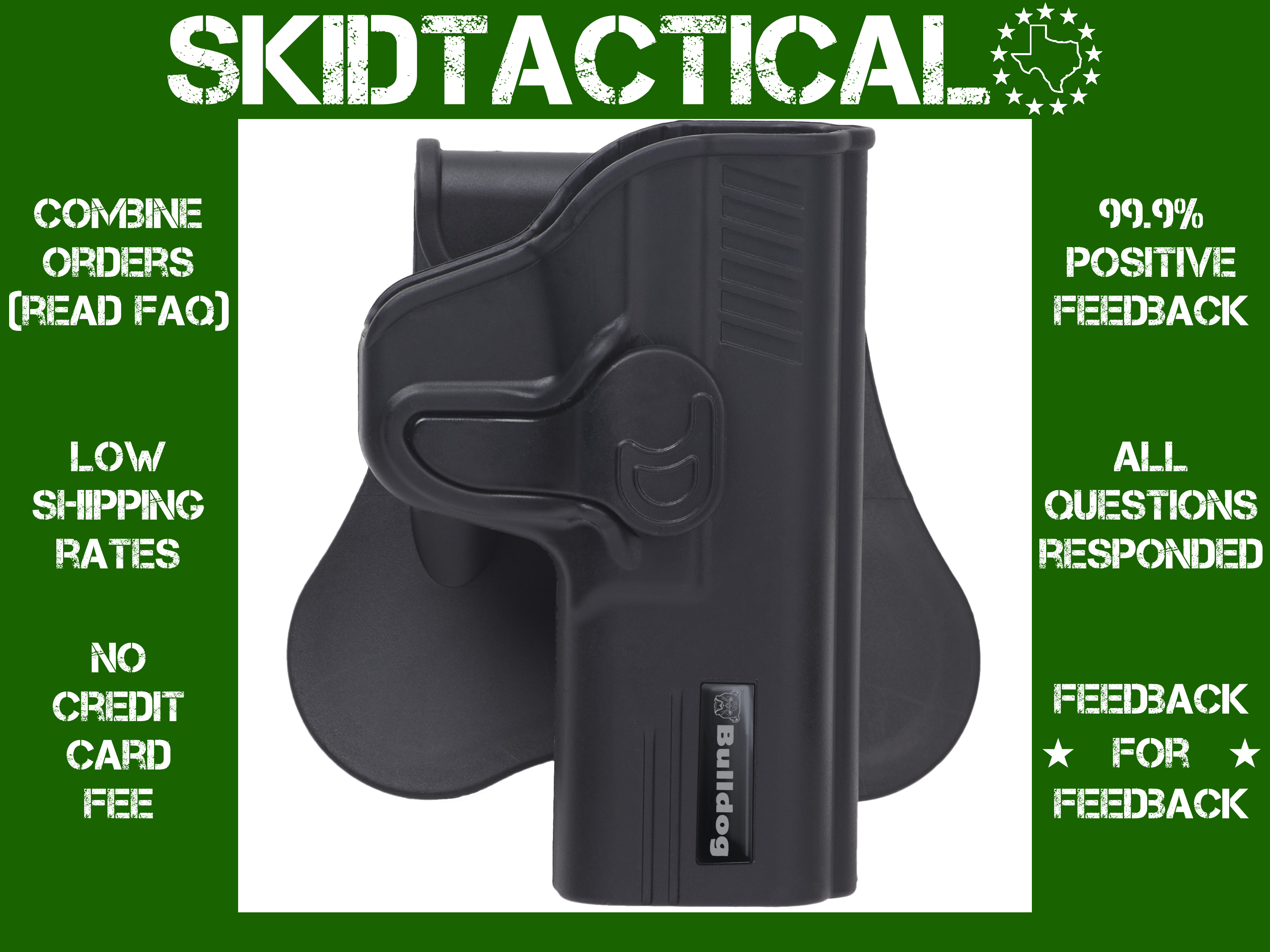 Bulldog Cases Taurus PT111 Rapid Release Right Hand Polymer Outside ...