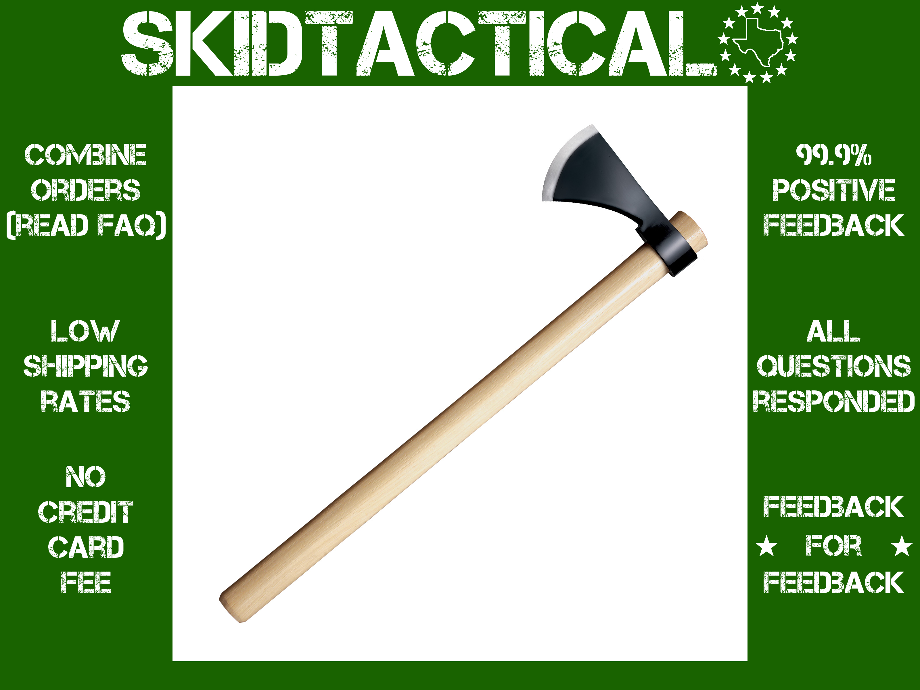 Cold Steel Frontier Hawk 1055 Carbon Steel Hatchet 22" - Black ...