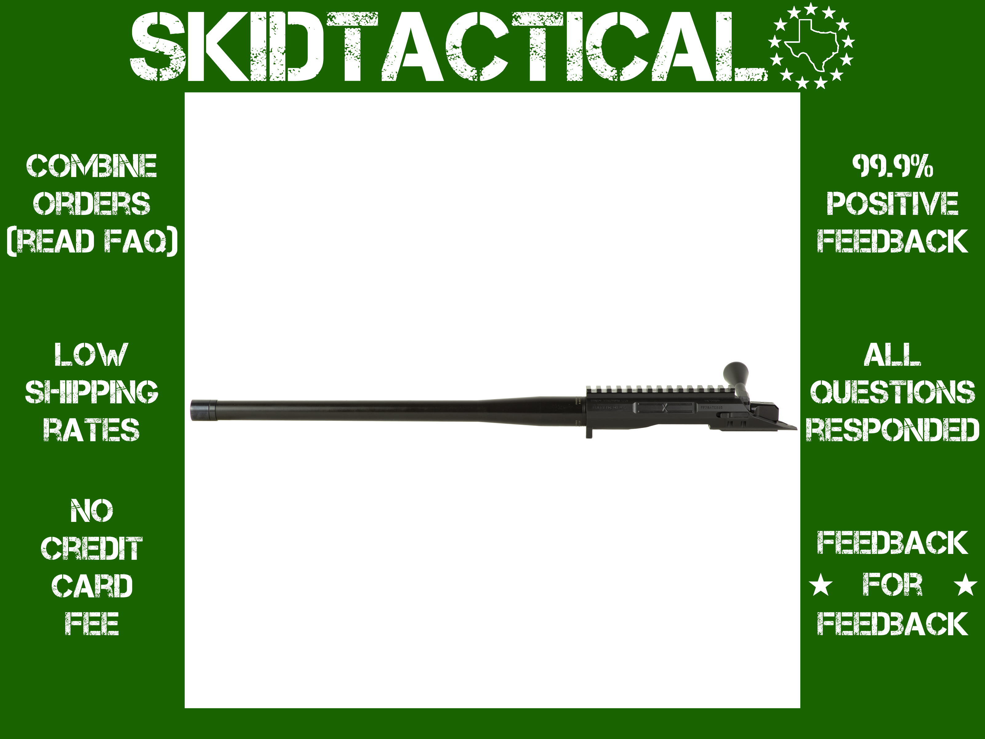 Faxon FX-7 Barreled Action 16" 8.6 Blackout - Black - Bolt Action ...