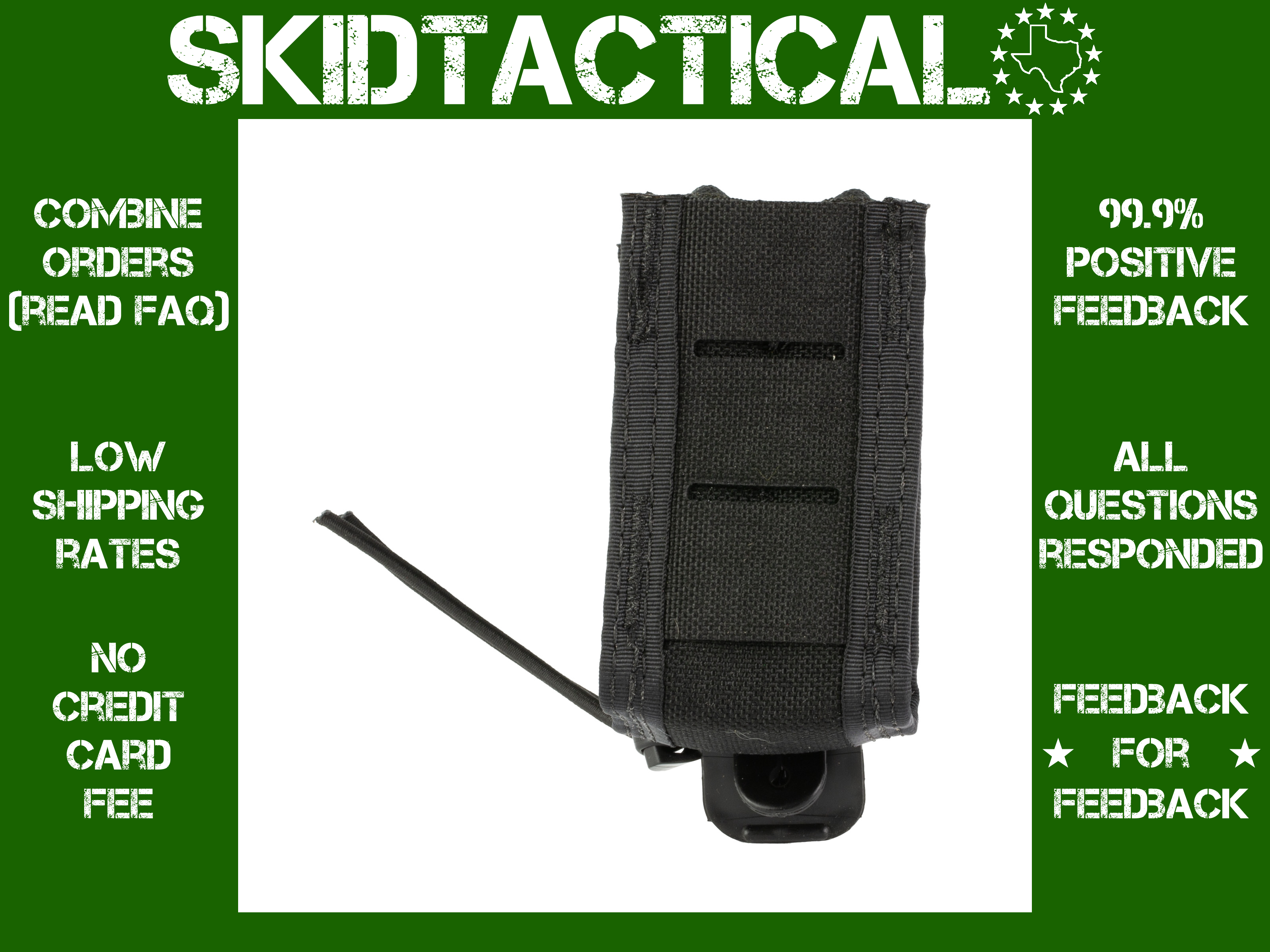 High Speed Gear (HSGI) OC Spray Duty TACO Nylon Pouch - Black ...