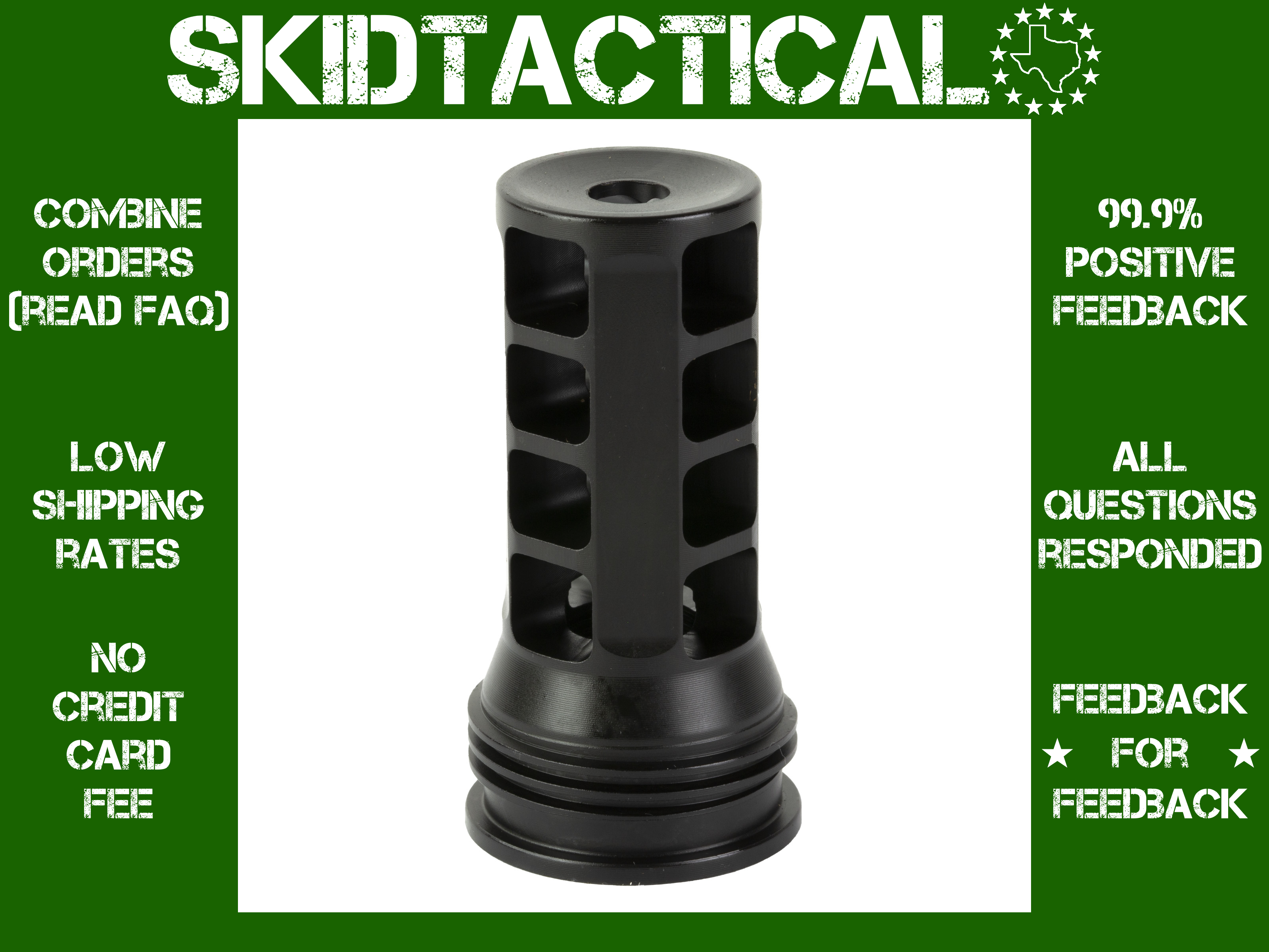 HUXWRX Safety Co. HuxWrx/OSS Suppressors Muzzle Brake Quick Disconnect ...