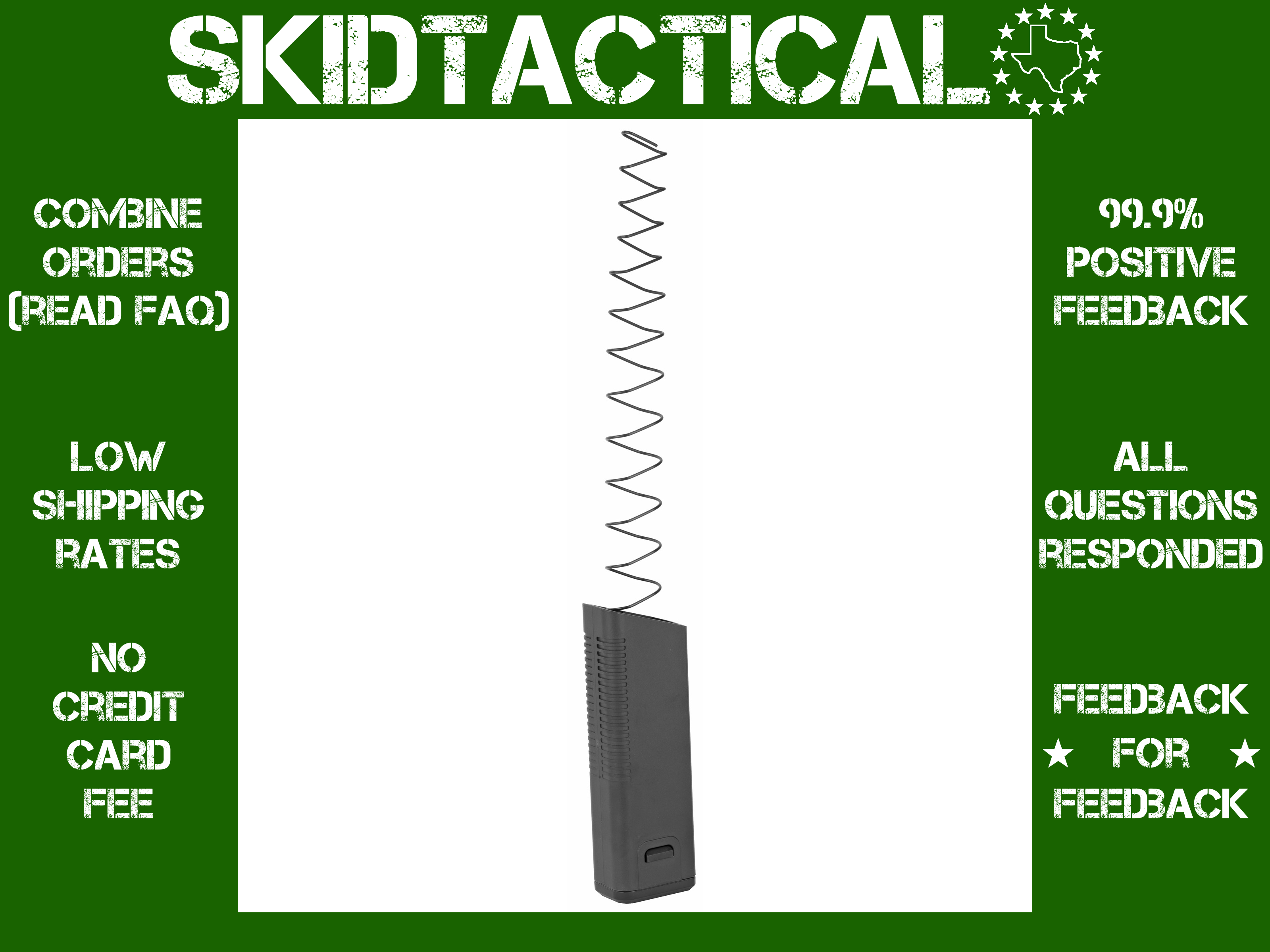 Kriss Vector Mag-Ex2 Glock Magazine 10mm 33rd Extension - Black - Rifle ...