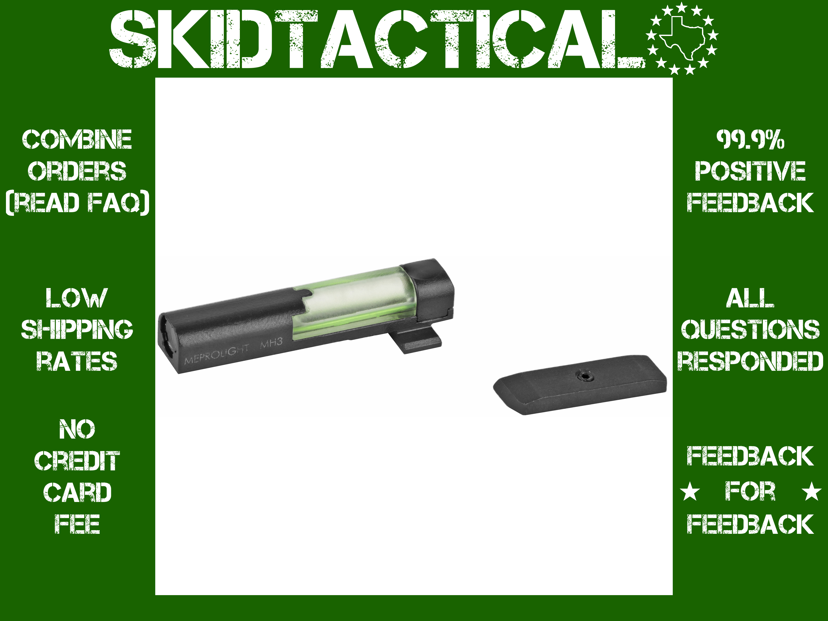 Meprolight Sig P365 Fiber Tritium Bullseye Sight - Green - Gun Sights ...
