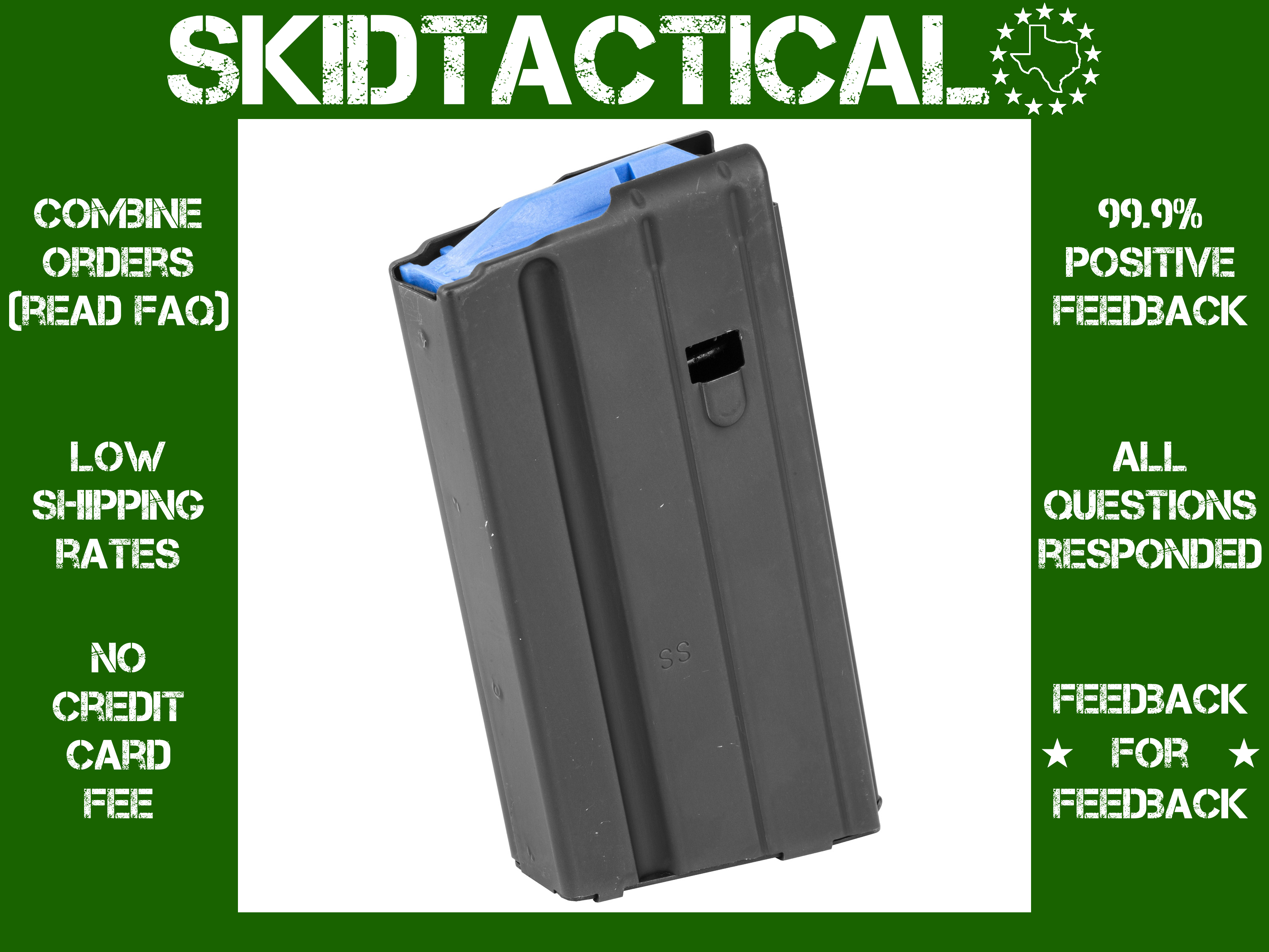 ASC AR-15 6.5 Grendel Magazine 15rd - Black - Rifle Magazines & Rifle ...