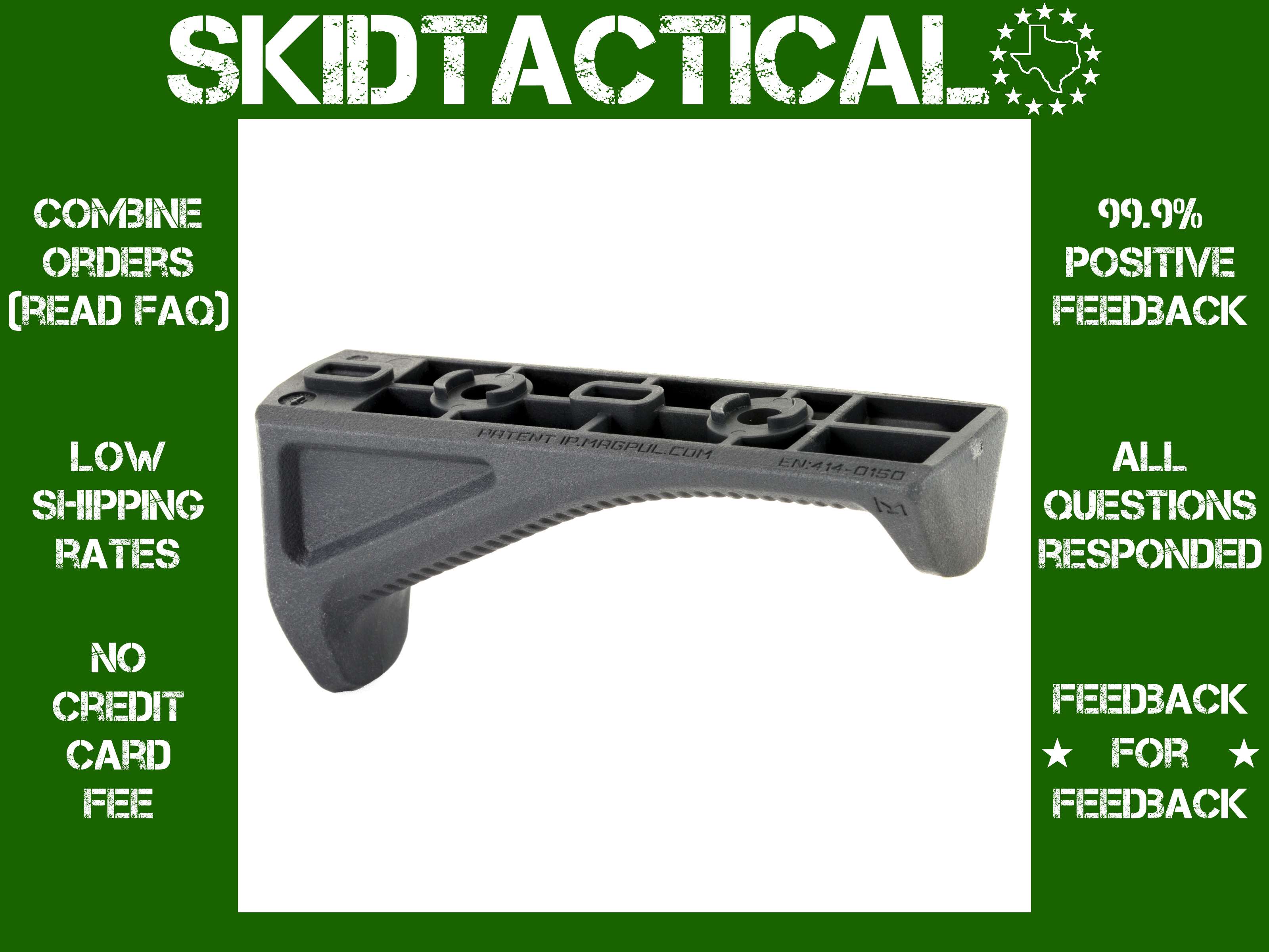 Magpul M-LOK AFG - Angled Fore Grip - Gray - Other Gun Accessories ...