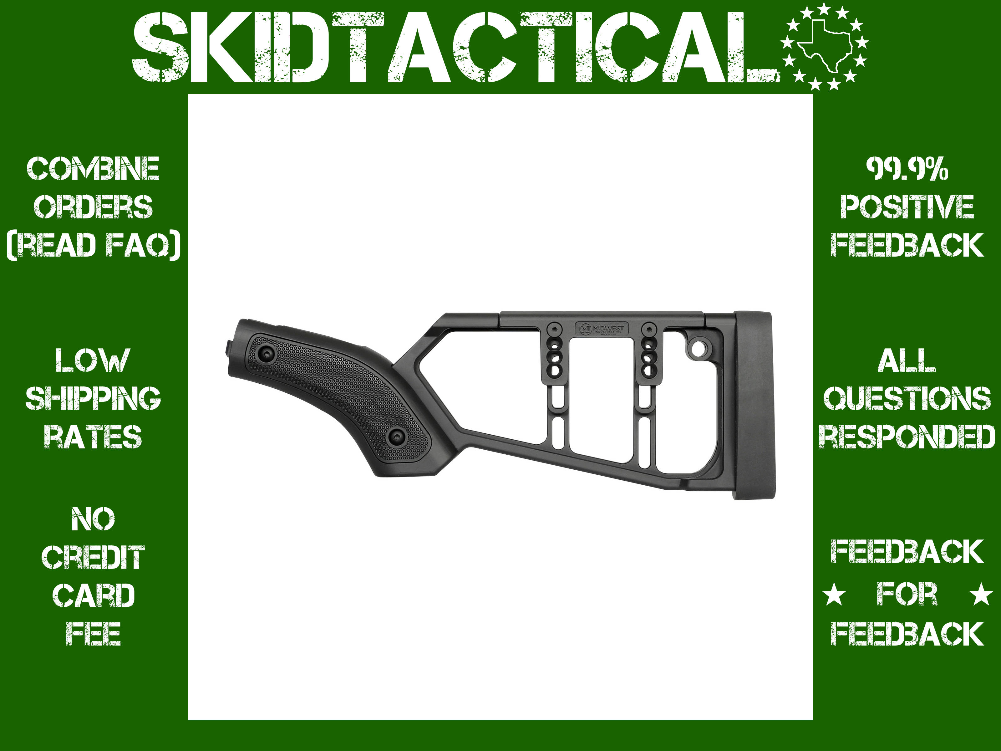 Midwest Industries Rossi R95 Lever Stock Pistol Grip - Black - Rifle ...