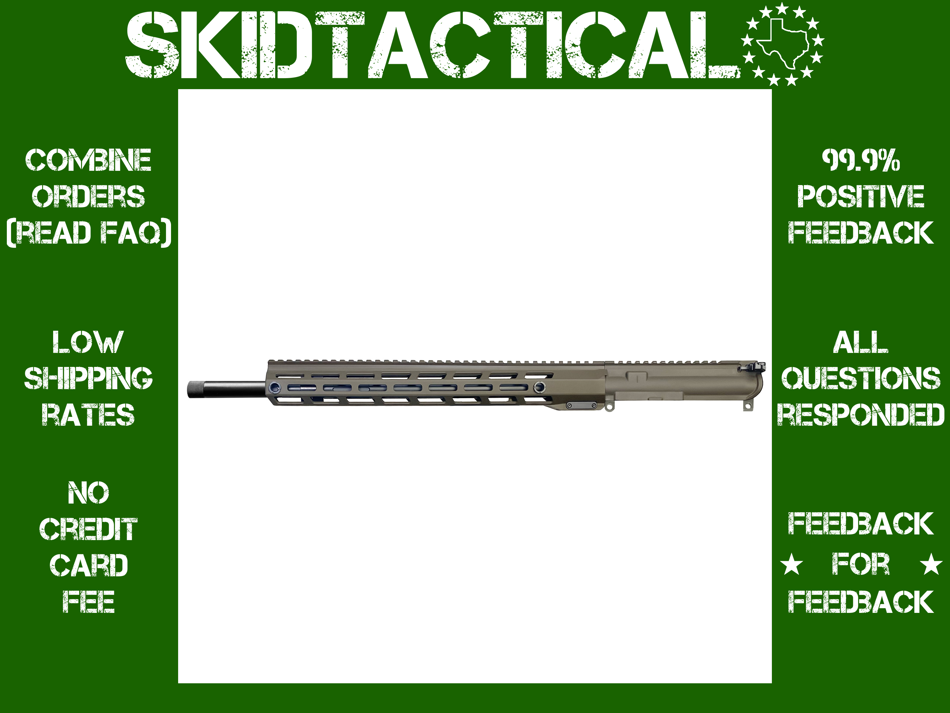 Rise Armament 6MM ARC 18" 1:7 Upper - Patriot Brown - Other AR15 ...