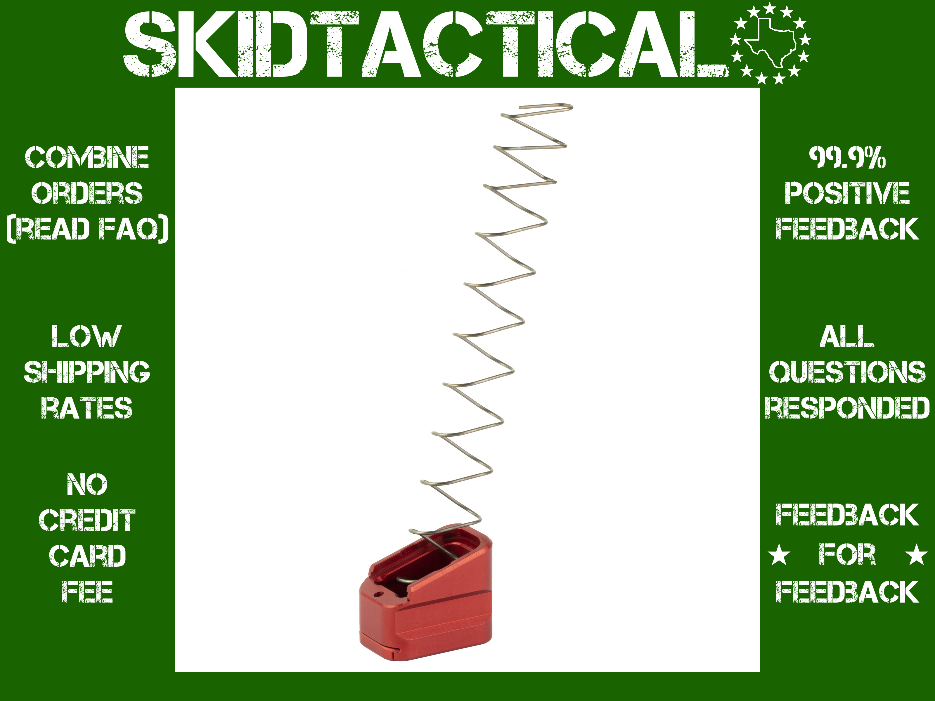 Shield Arms +5/+4 Magazine Extension - Red - Other Rifle Accessories ...