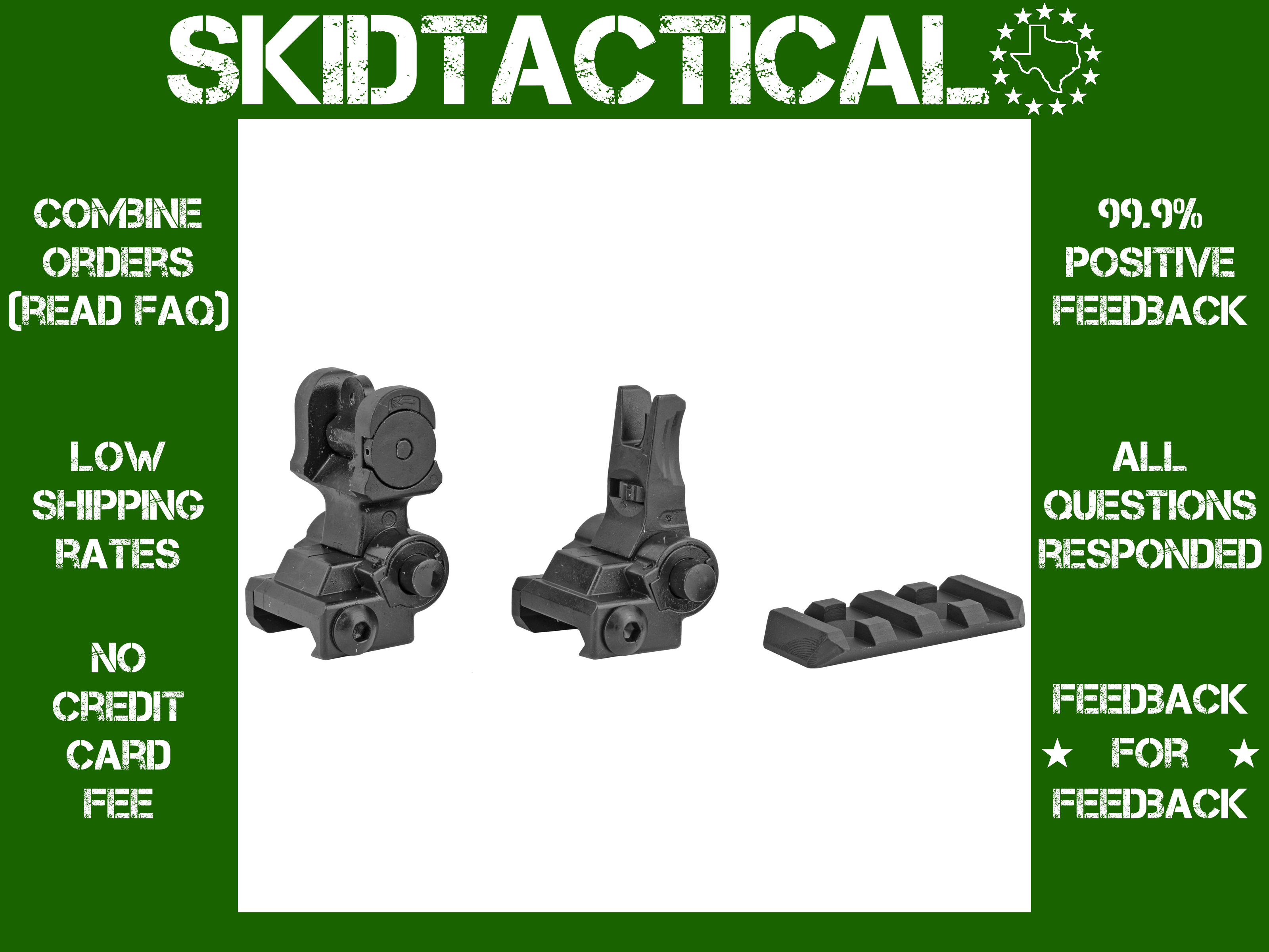 Sig Sauer Tread Adjustable Flip Up Sights - Gun Sights at GunBroker.com ...