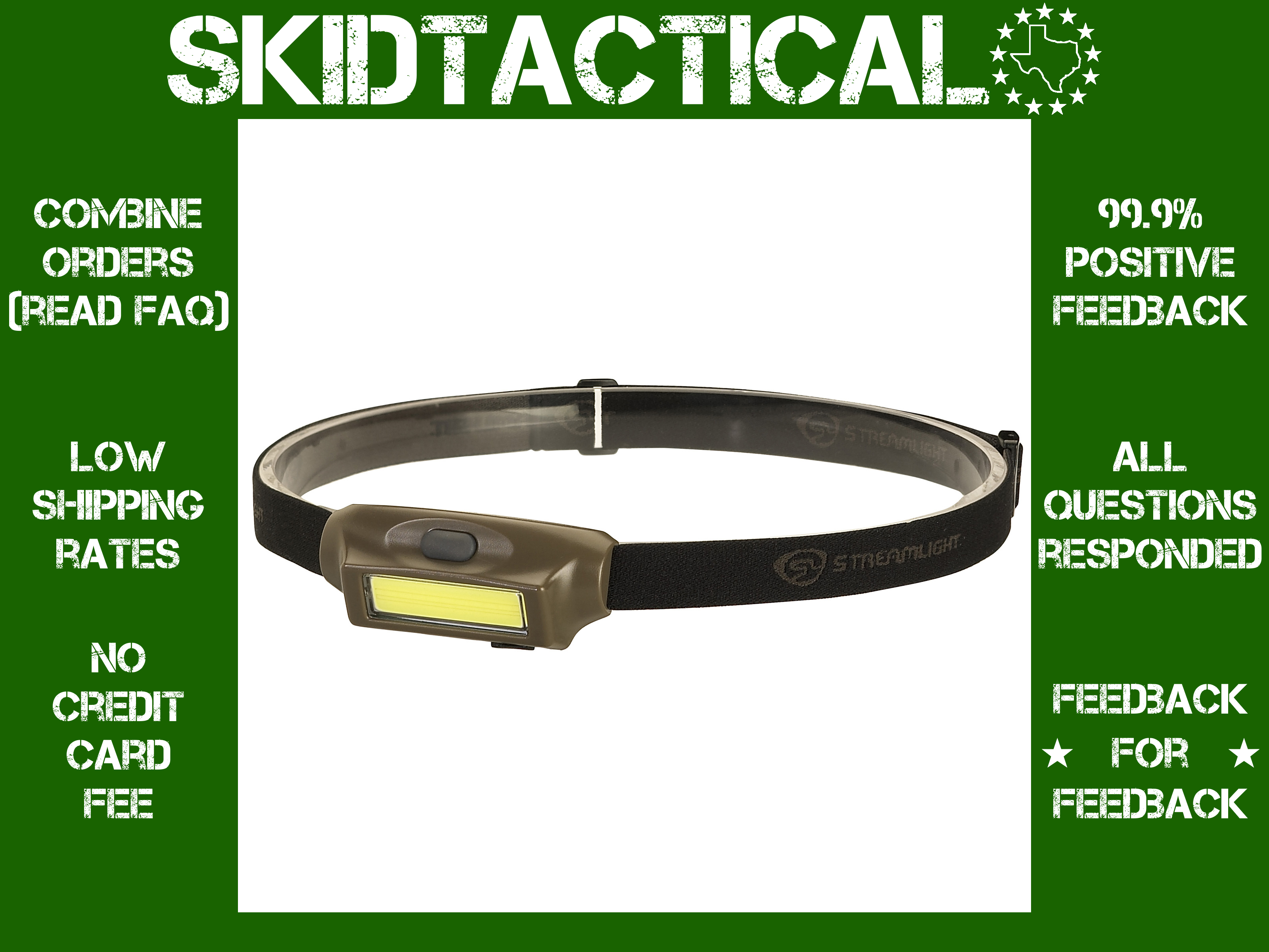 Streamlight Bandit Headlamp - Coyote - Flashlights at GunBroker.com ...