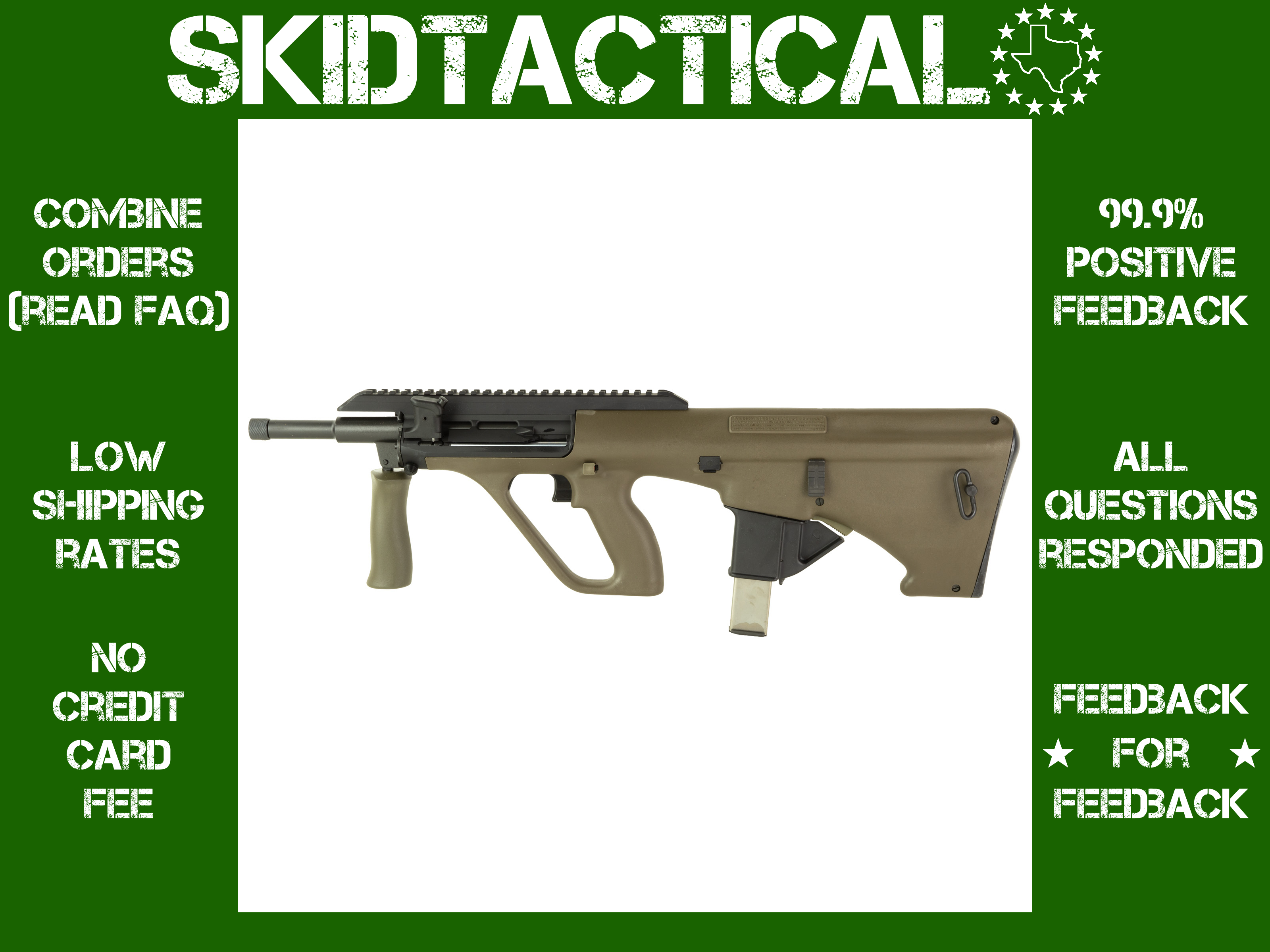 Steyr AUG MP-88 16" 9mm 25rd - Green - Semi Auto Rifles at GunBroker ...