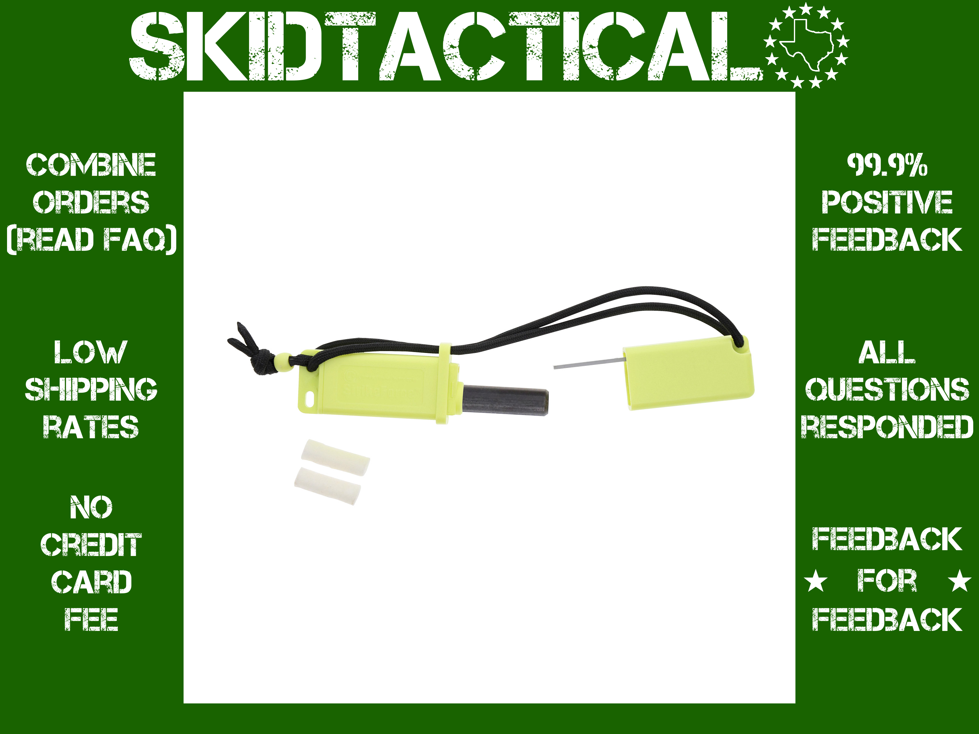 UST StrikeForce Fire Starter - 1 - Green - Survival Gear at GunBroker ...