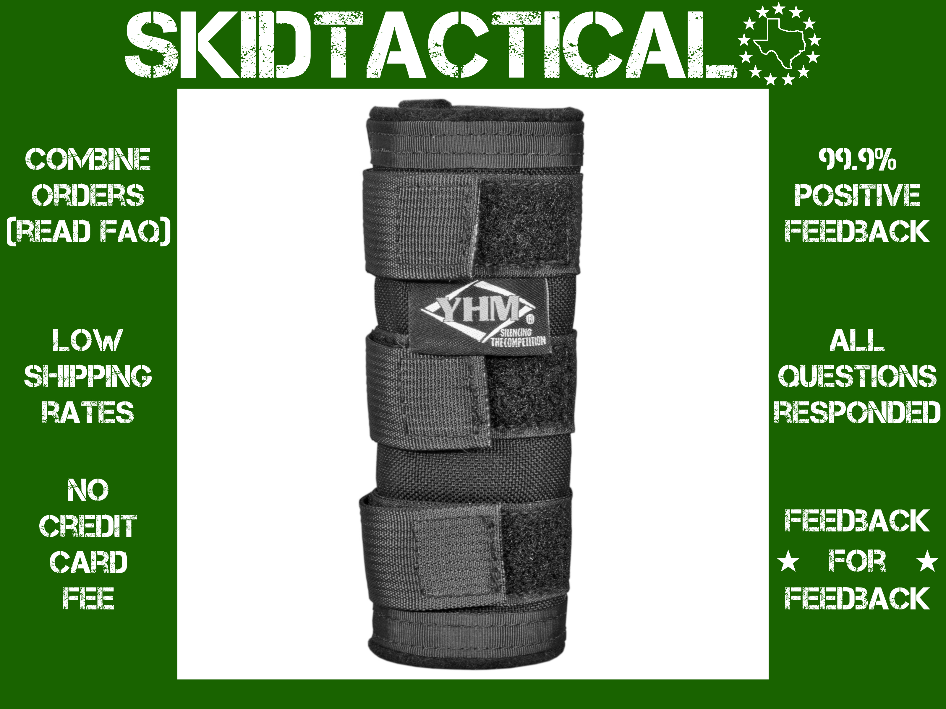 YHM Will fit YHM Turbo and Turbo T2 Sound Suppressors Suppressor Cover ...