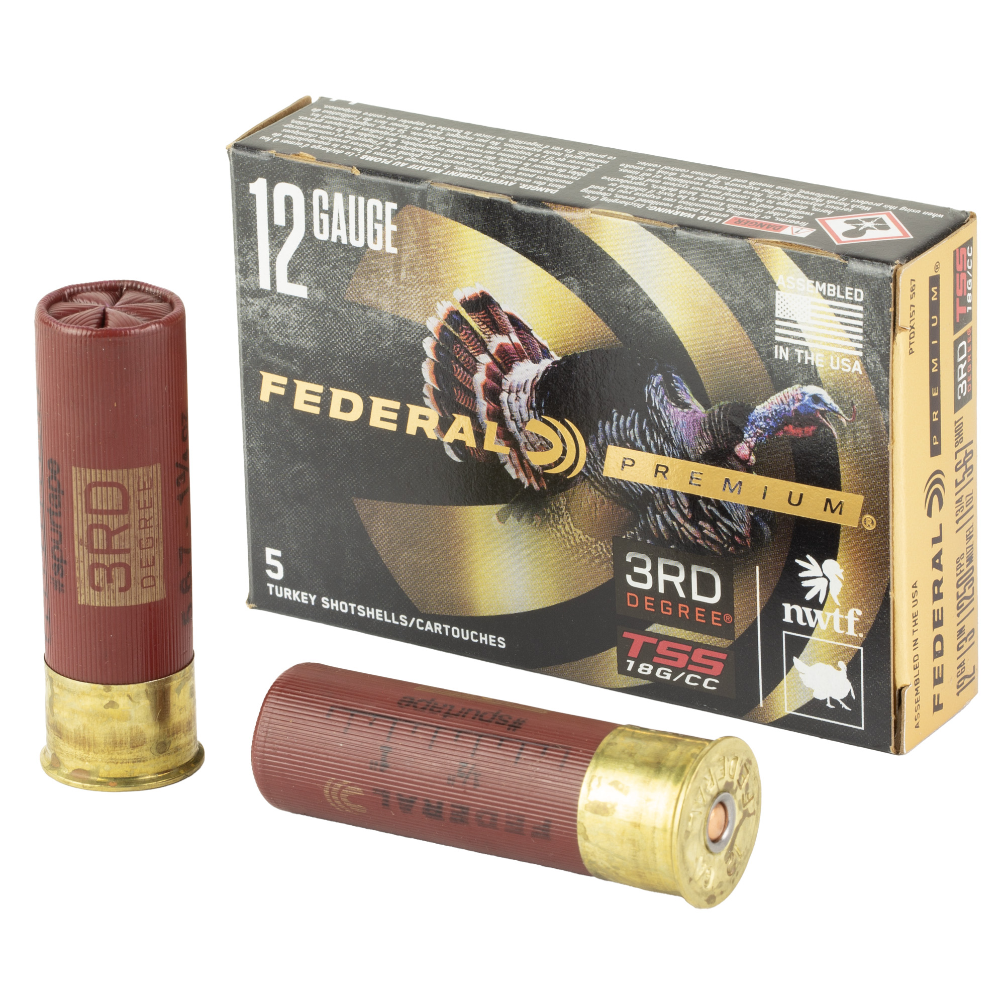 Federal 3rd Degree 12 Gauge 3" Flight Control #5, #6, and #7 Shotshell ...