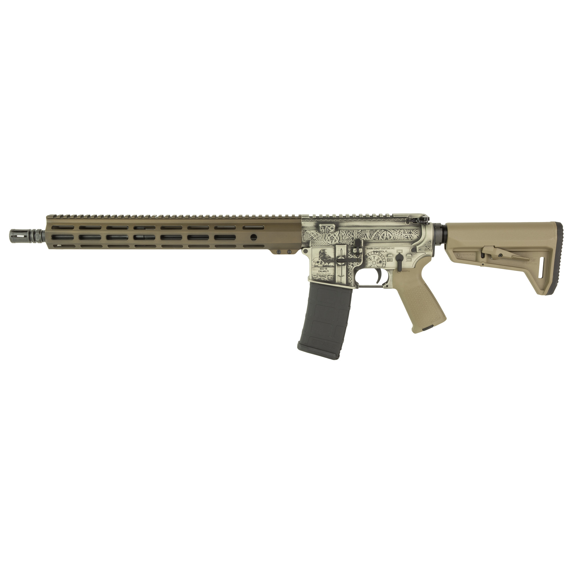 Shark Coast Tactical Viking 16" 5.56 NATO 30rd - Flat Dark Earth
