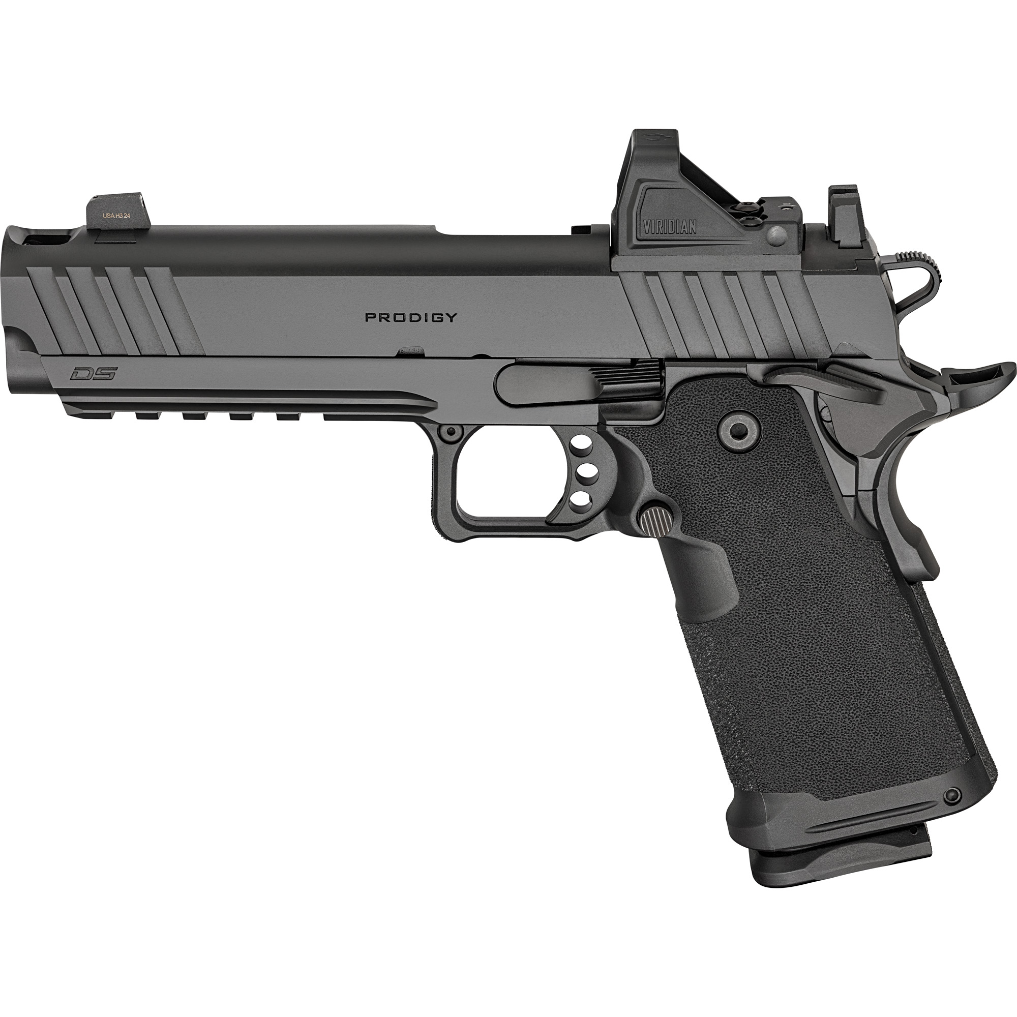 Springfield Prodigy 1911 5" 9mm 20rd Night Sight Front Only - Black