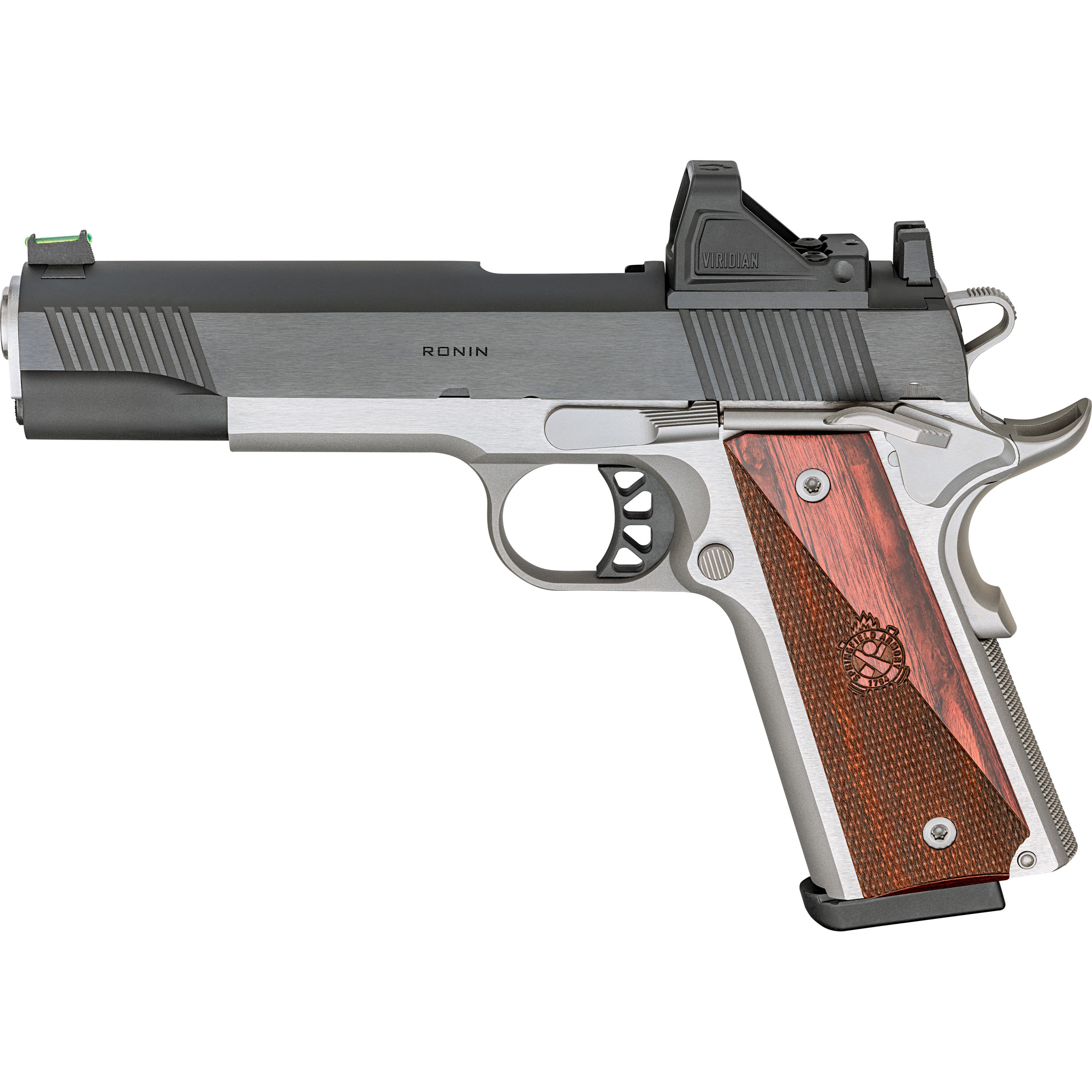 Springfield Ronin 1911 5" 45 ACP 8rd Fiber Optic Front Sight - Black ...