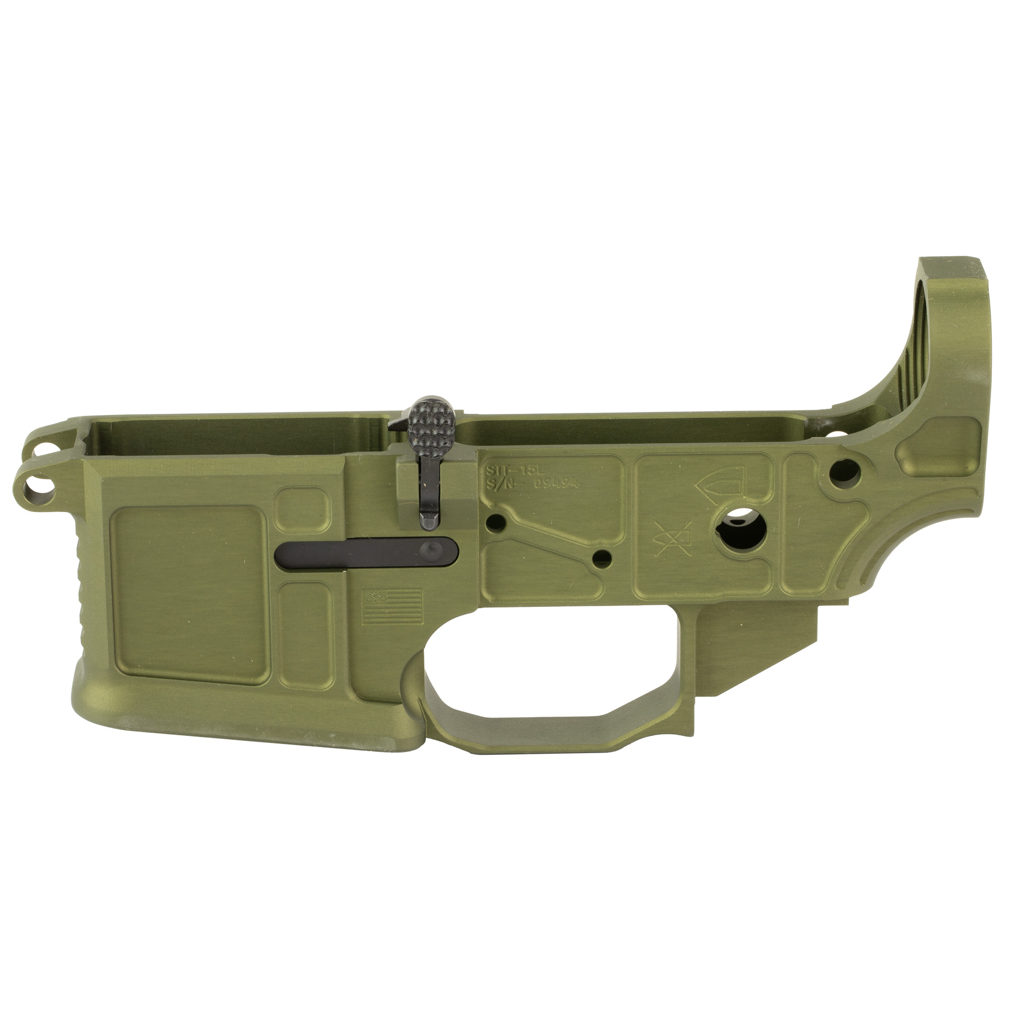 San Tan Tactical STT-15L Stripped Lower Receiver Multi - Olive Drab Green