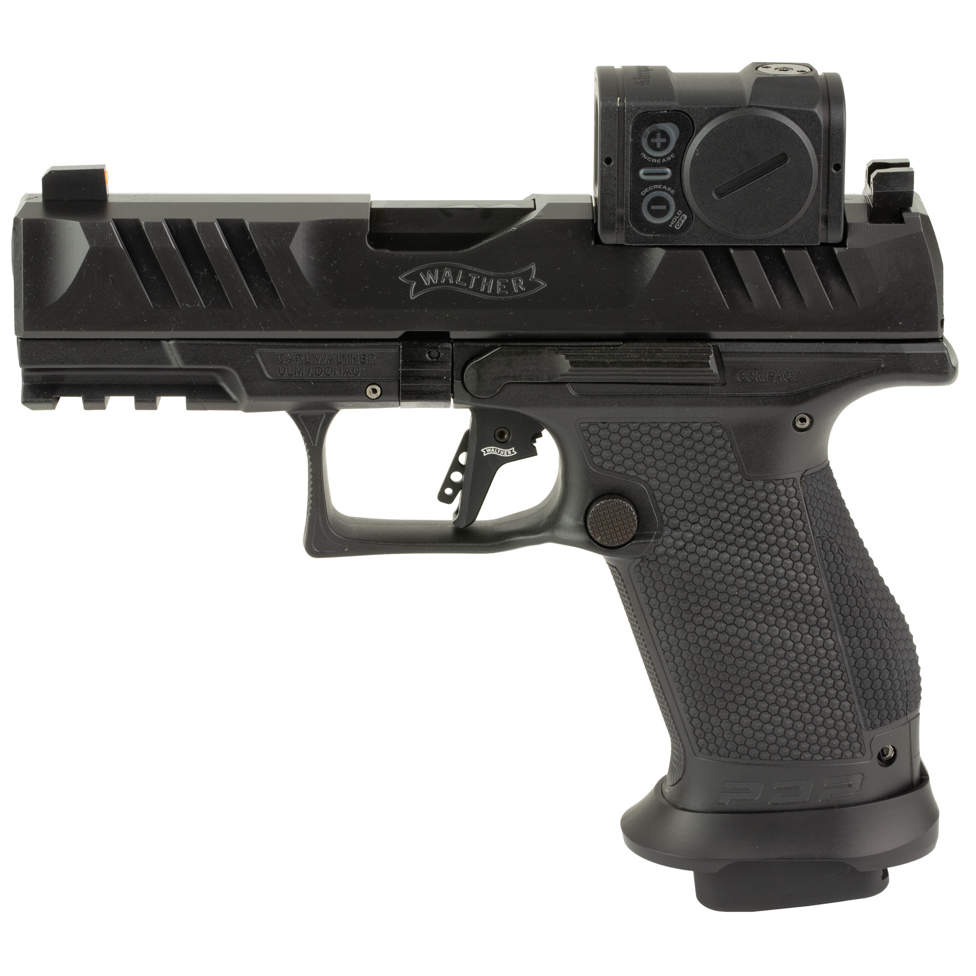 Walther PDP Pro Acro Compact Striker Fired 4" 9mm 18rd Adjustable Rear ...