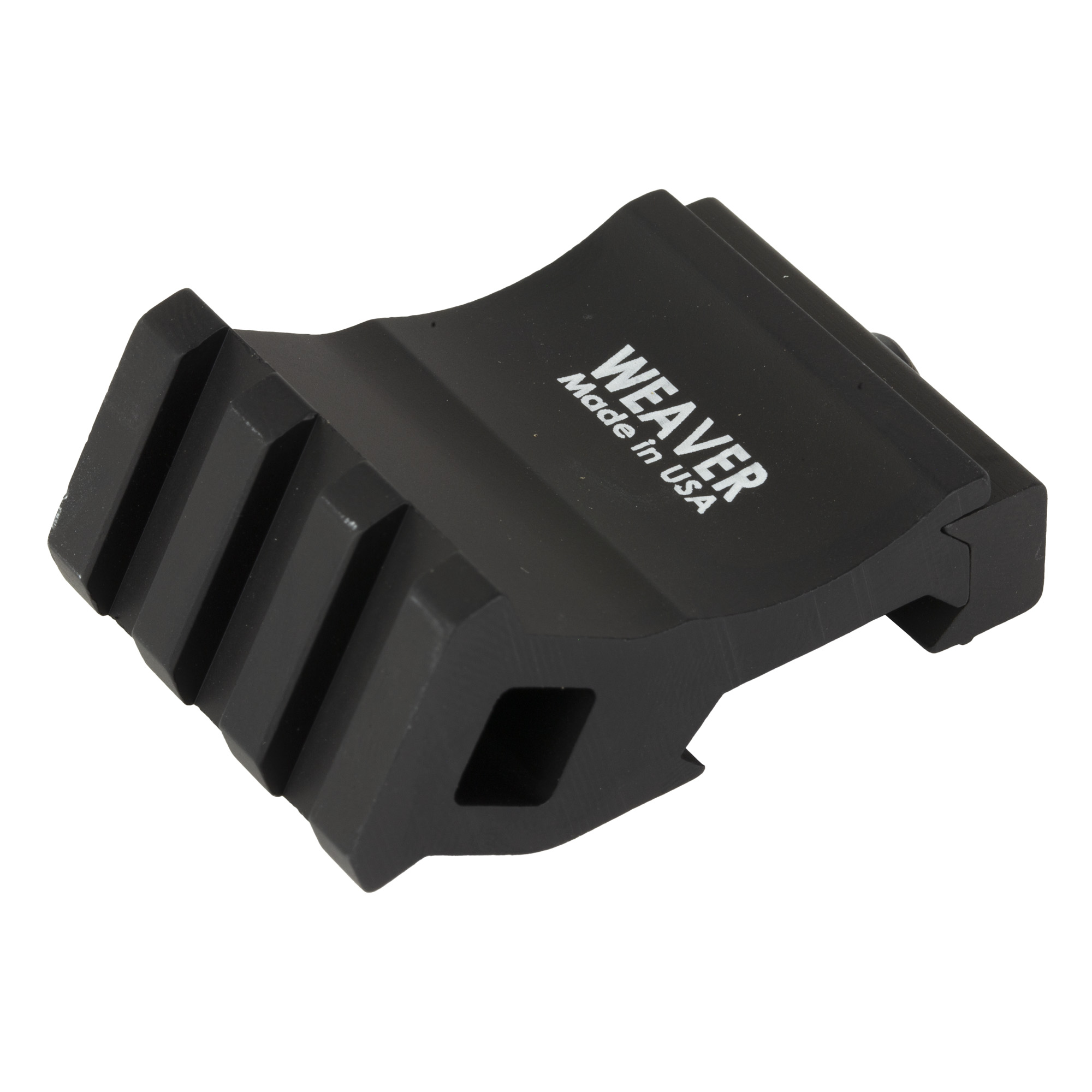 Weaver Picatinny Offset Rail Adapter - Black