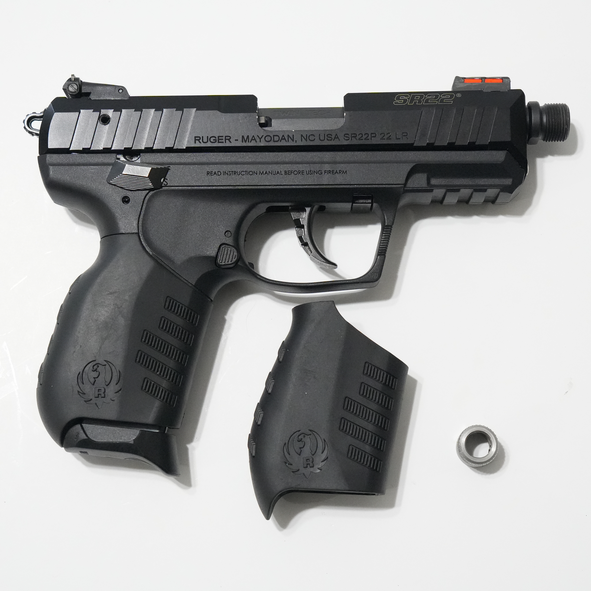 Ruger SR22 3.5" 22 LR 10rd 3 Dot Adjustable Sights - Black